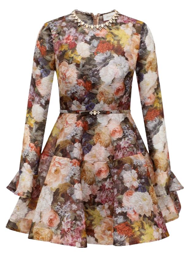 ZIMMERMANN Zimmermann Alchemy Peplum Mini Dress